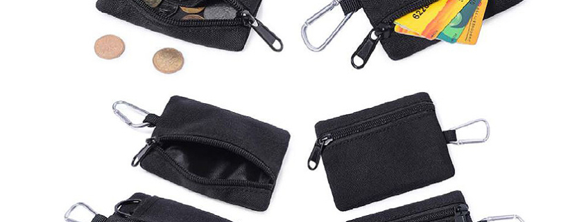 Mini wallet with carabiner 迷你隨身小物包 - Geyoung Promotions